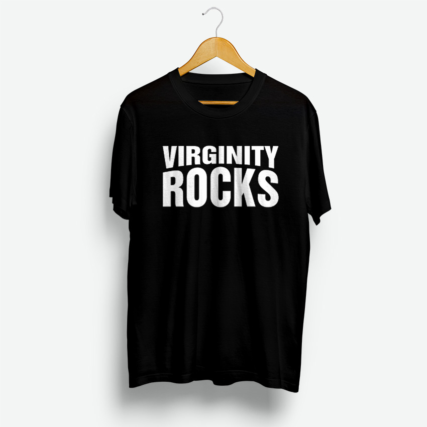 Virginity Rocks T Shirt Cheap For UNISEX | Design By Digitalprintcustom
