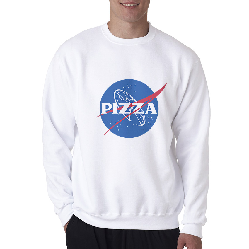 Nasa Pizza Parody Logo Sweatshirt Cheap For Men's And Women's