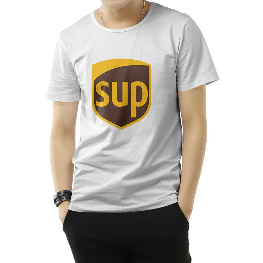 Sup Funny UPS Parody Logo T-Shirt Cheap For Men's And Women's