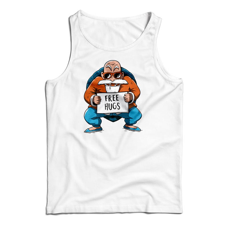 Free Hugs Master Roshi Tank Top For UNISEX - Digitalprintcustom.com