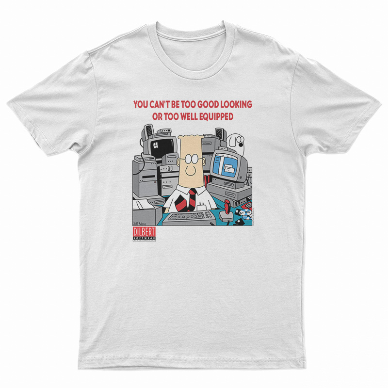 DILBERT Office Comic Strip Cartoon T-Shirt - Digitalprintcustom.com