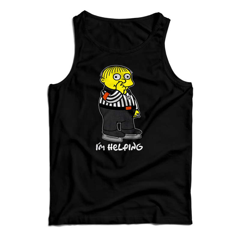 I'm Helping - Ralph Wiggum Nose Picker Tank Top - Digitalprintcustom.com