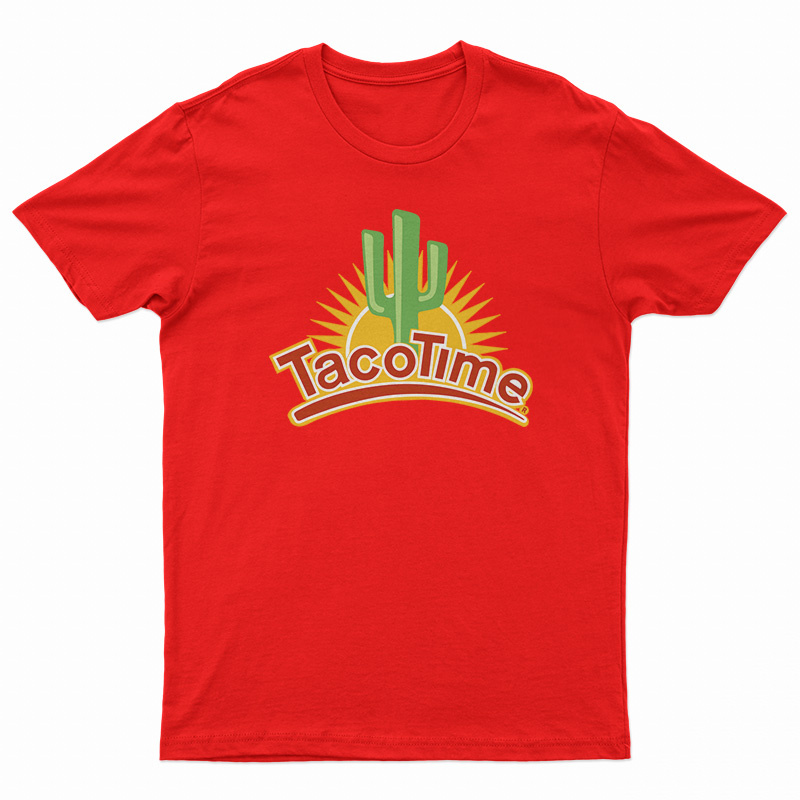 Taco Time Fast Food Restaurant Logo T-Shirt - Digitalprintcustom.com