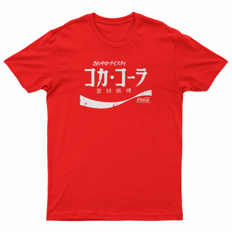 Coca-Cola Japanese Coke Logo T-Shirt - Digitalprintcustom.com