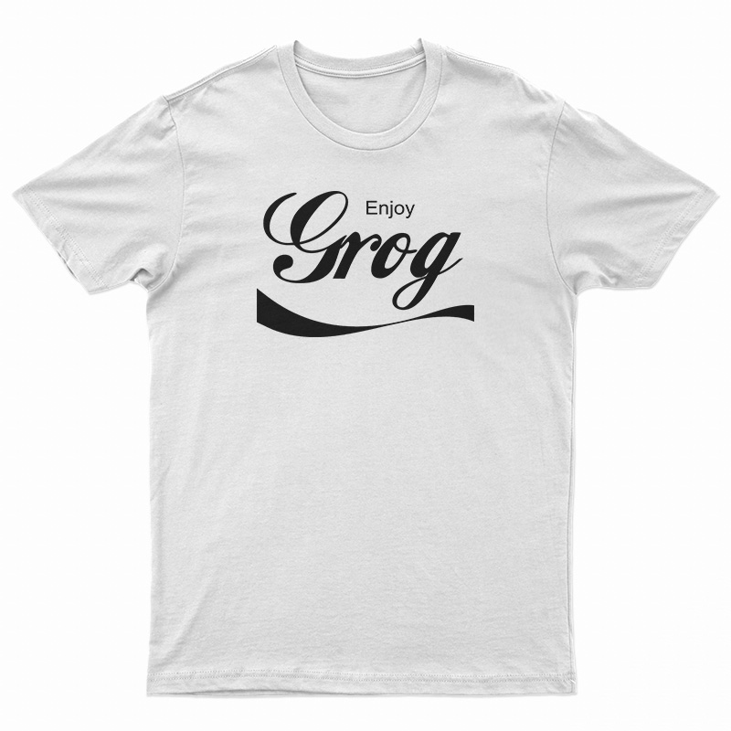 Enjoy Grog Coca Cola Logo Parody T-Shirt- Digitalprintcustom.com