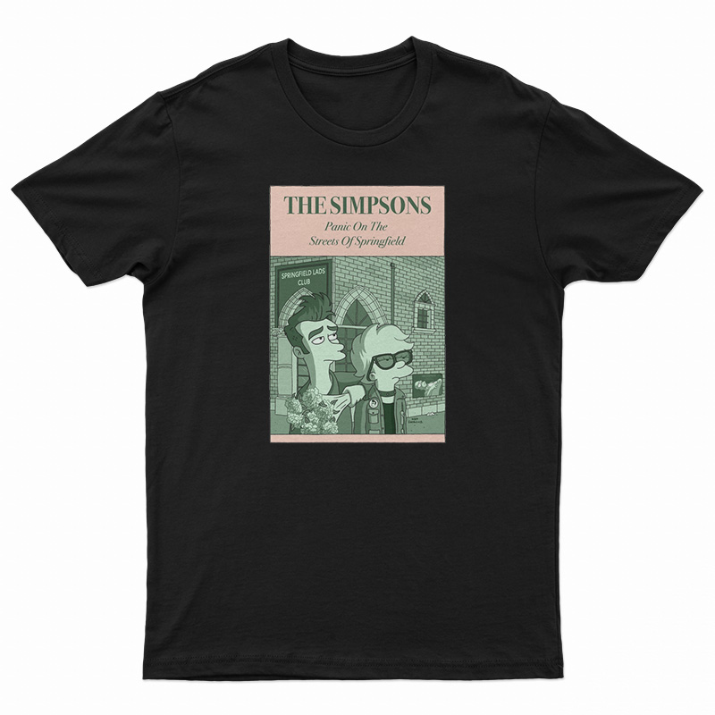 The Simpsons Panic In The Streets Of Springfield T-Shirt For UNISEX