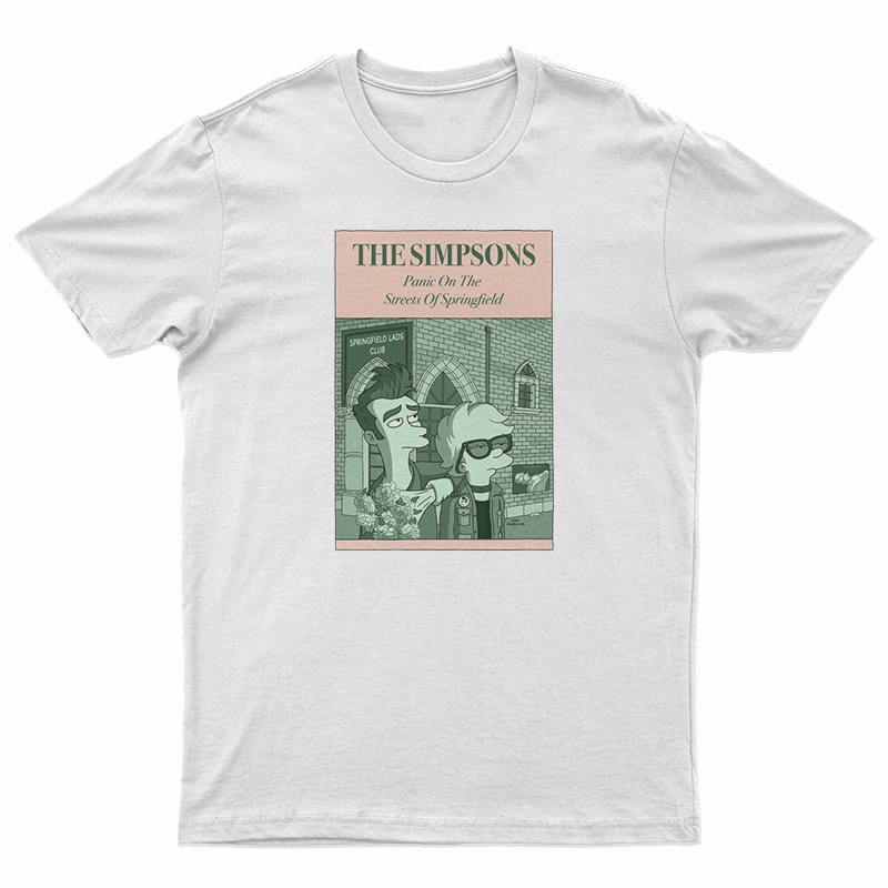 The Simpsons Panic In The Streets Of Springfield T-Shirt For UNISEX