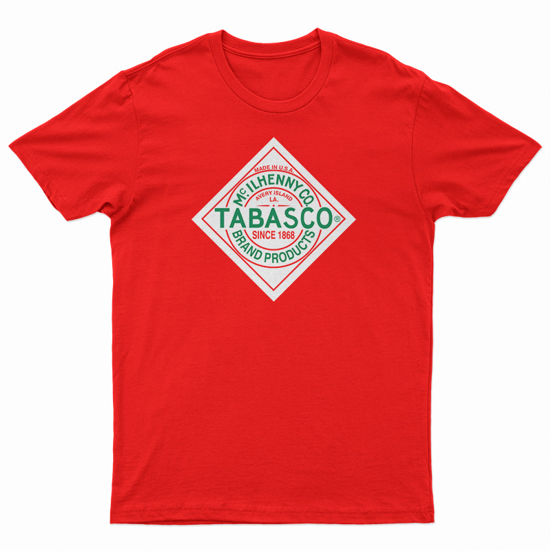 Tabasco Hot Sauce Logo T-Shirt For UNISEX - Digitalprintcustom.com
