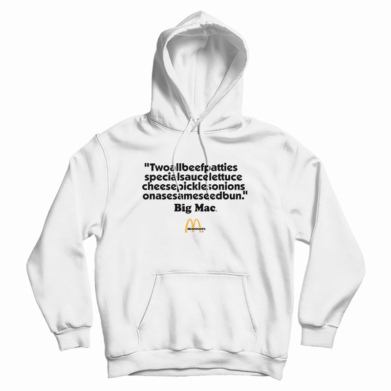Blue Collar Harvey Keitel Big Mac Hoodie - Digitalprintcustom.com