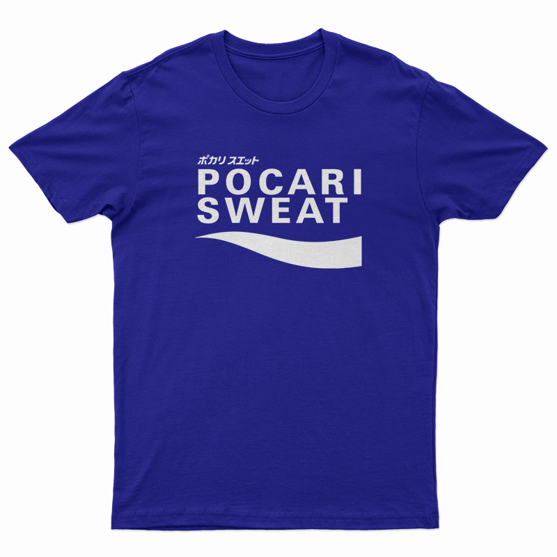 Pocari Sweat Japanese Logo T-Shirt For UNISEX - Digitalprintcustom.com