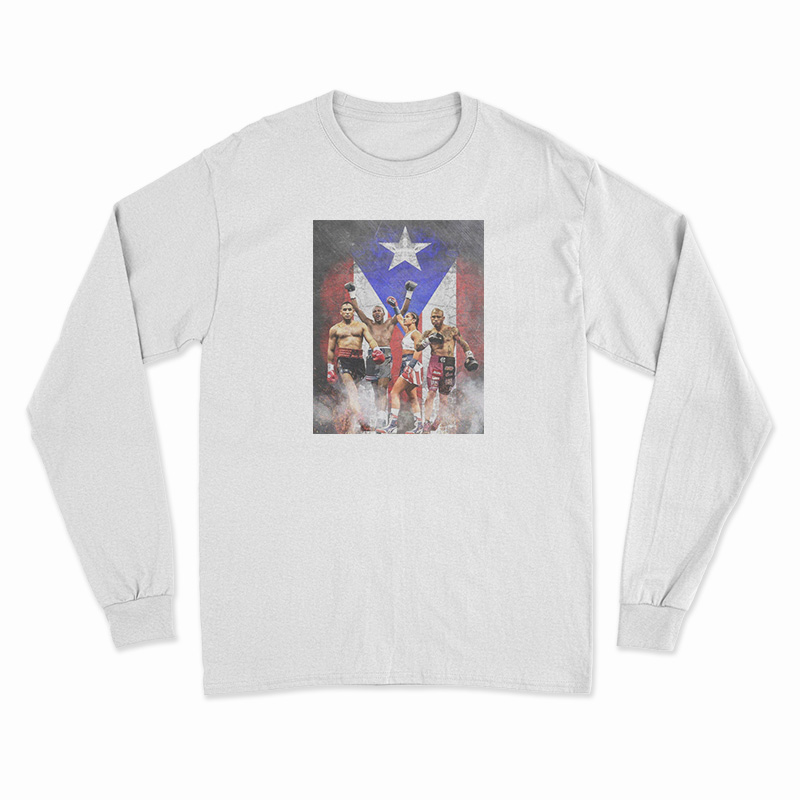Amanda Serrano Puerto Rican Boxing Legends Long Sleeve T-Shirt