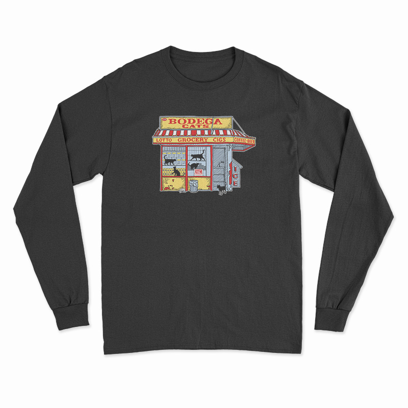 Bodega Cats Long Sleeve T-Shirt For UNISEX - Digitalprintcustom.com