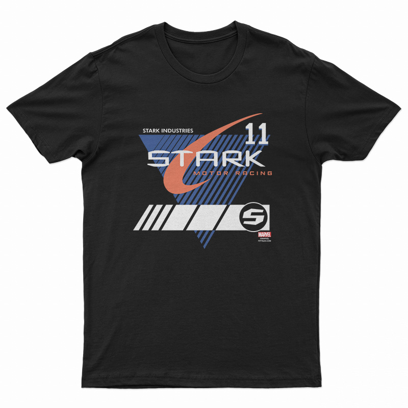 Stark Industries Motor Racing Marvel Iron Man T-Shirt For UNISEX