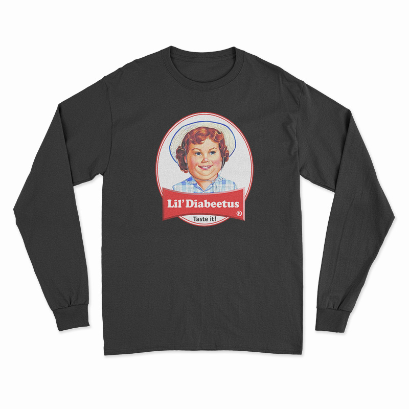 Lil Diabeetus Little Debbie Parody Long Sleeve T-Shirt For UNISEX