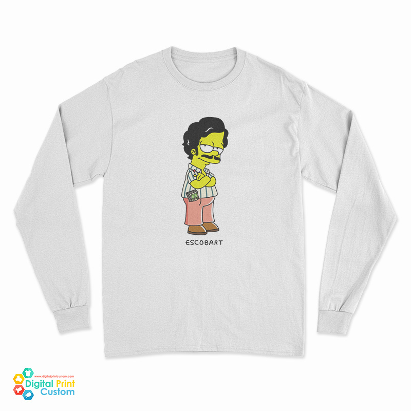 Pablo Escobar Bart Simpson Long Sleeve T-Shirt - Digitalprintcustom.com