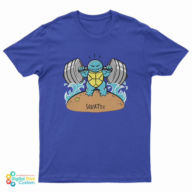 Squattle Workout Tuff N Tiny Pokemon T-Shirt - Digitalprintcustom.com