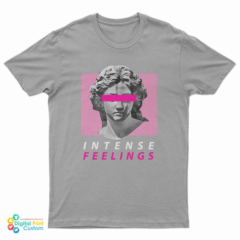 Vaporwave Aesthetic Intense Feelings Statue T-Shirt For UNISEX