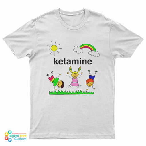 Ketamine Cartoon Rainbow T-Shirt For UNISEX - Digitalprintcustom.com
