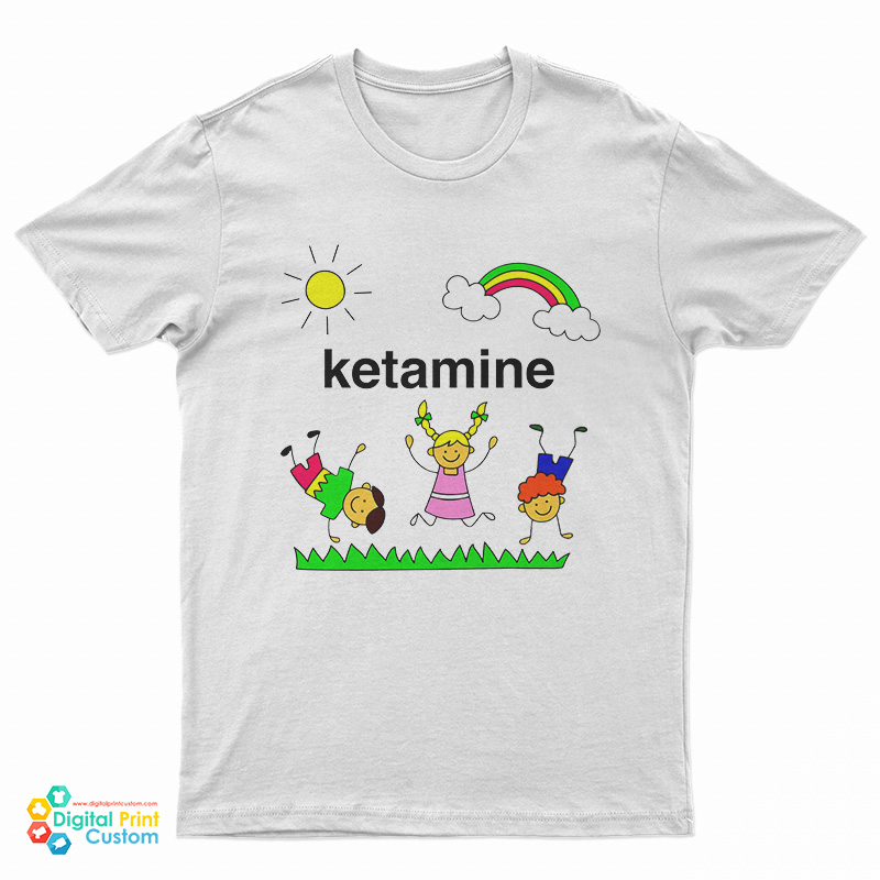 Ketamine Cartoon Rainbow T-Shirt For UNISEX - Digitalprintcustom.com