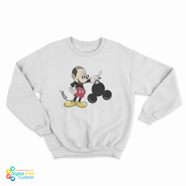 Bald Mickey Mouse Ears Memes Sweatshirt For UNISEX