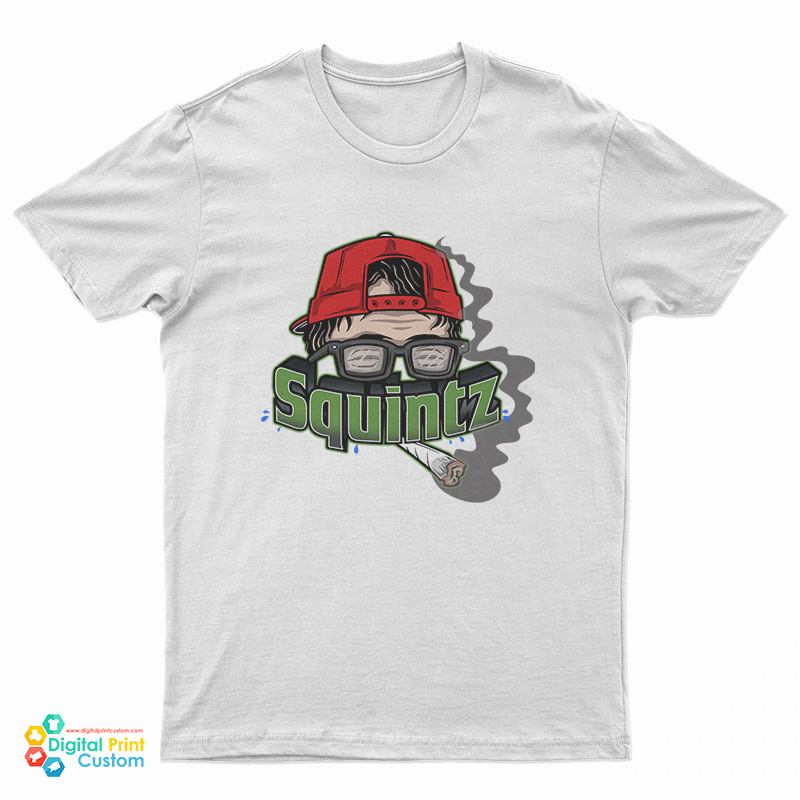 Chauncey Leopardi Squintz Cannabis Logo T-Shirt For UNISEX