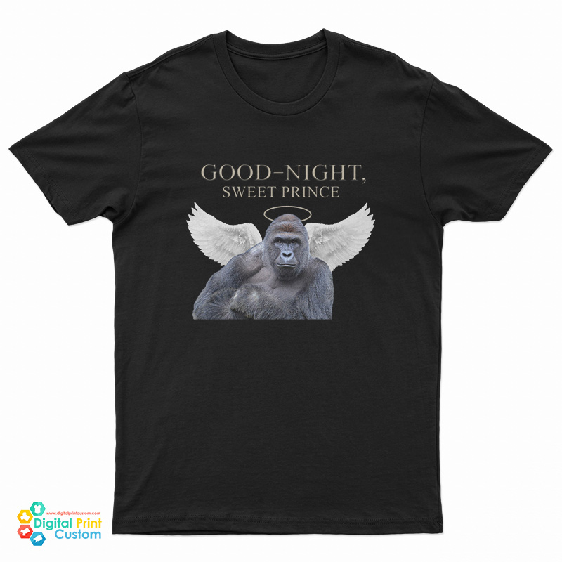 Good Night Sweet Prince Harambe T-Shirt - Digitalprintcustom.com