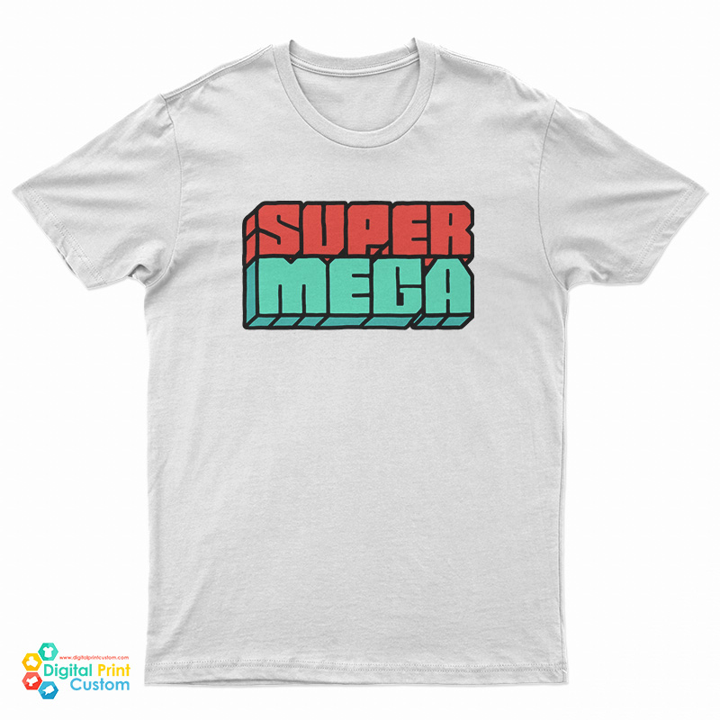 SuperMega Logo Merch T-Shirt - Digitalprintcustom.com