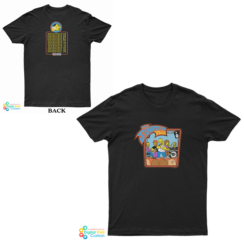 The Simpsons Featuring Phish Springfield Tour T-Shirt For UNISEX