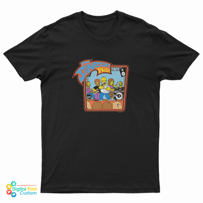 The Simpsons Featuring Phish Springfield Tour T-Shirt For UNISEX