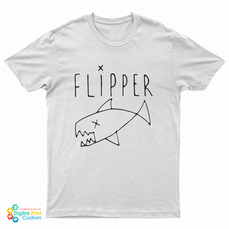 Flipper As Worn By Kurt Cobain T-Shirt - Digitalprintcustom.com