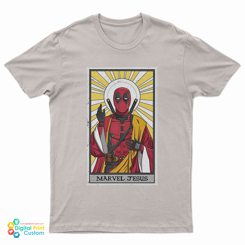 Card Marvel Jesus Deadpool T-Shirt - Digitalprintcustom.com
