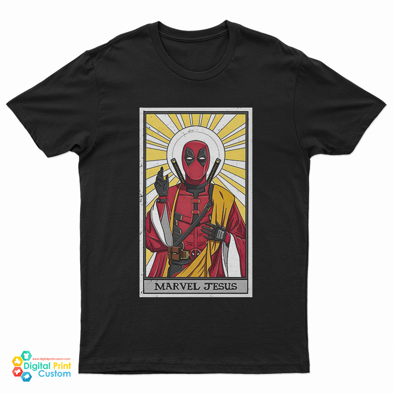 Card Marvel Jesus Deadpool T-Shirt - Digitalprintcustom.com