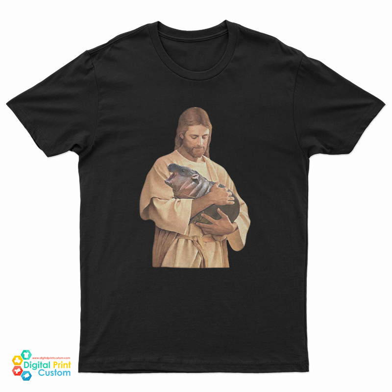 Get Now Jesus Moo Deng Meme T-Shirt - Digitalprintcustom.com