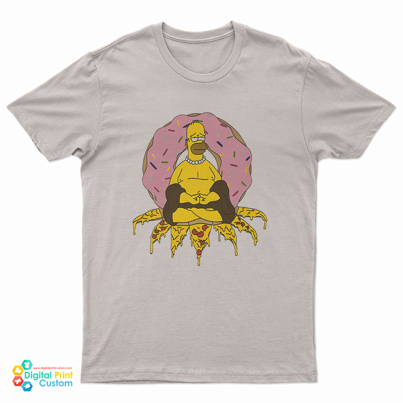 Namaste Homer Simpson Buddha T-Shirt - Digitalprintcustom.com