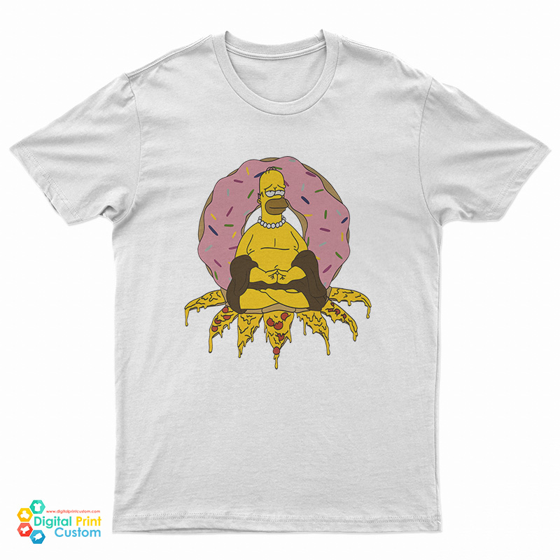 Namaste Homer Simpson Buddha T-Shirt - Digitalprintcustom.com