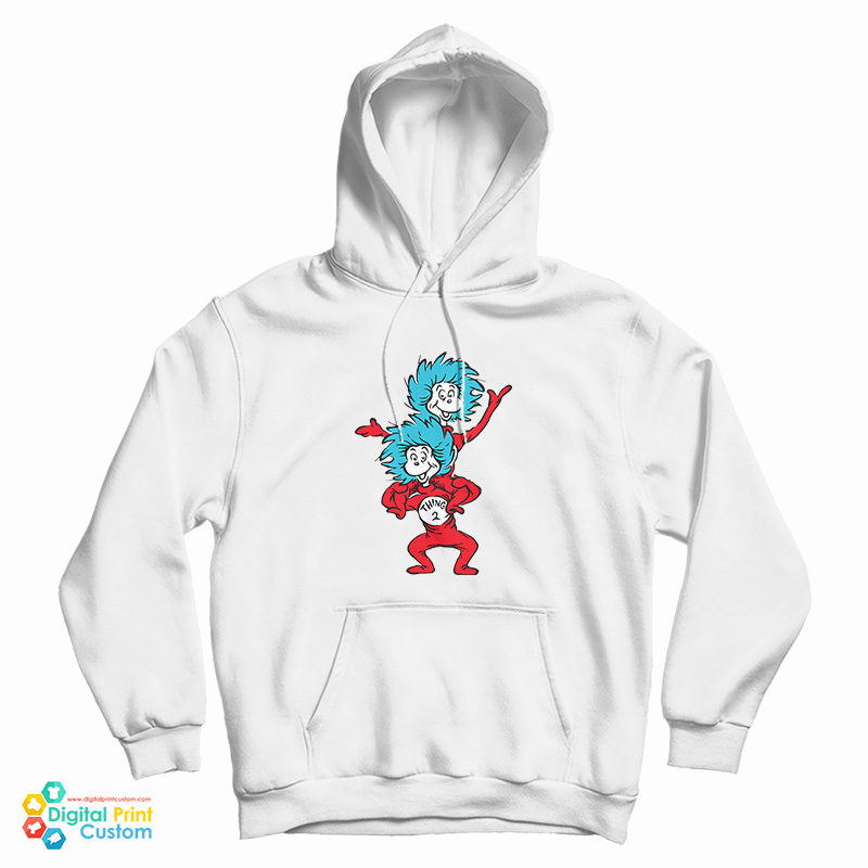 Thing One And Thing Two Dr. Seuss Hoodie For UNISEX