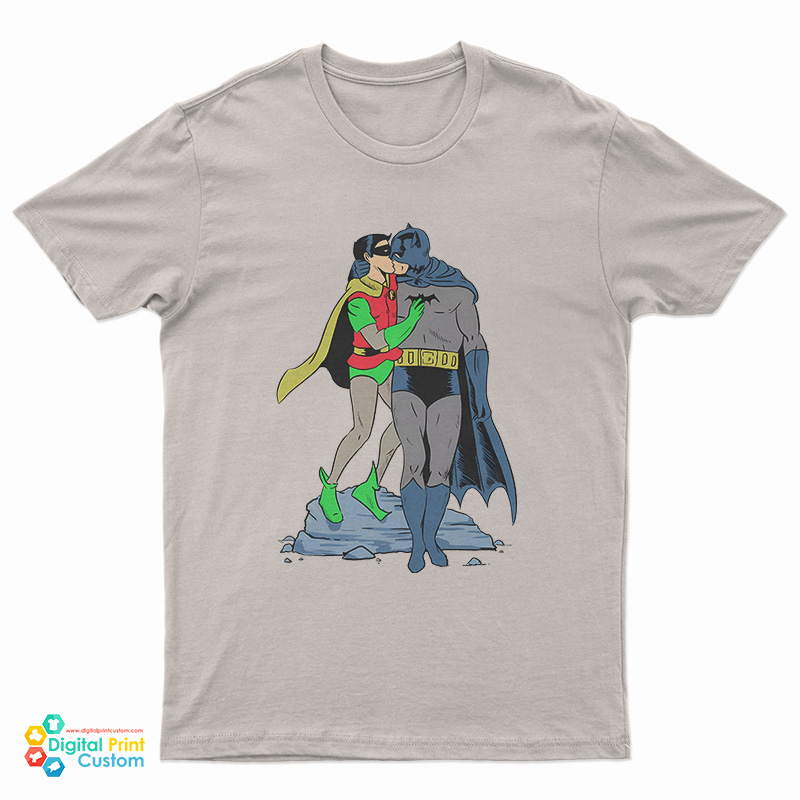 Kissing Batman And Robin T-Shirt - Digitalprintcustom.com