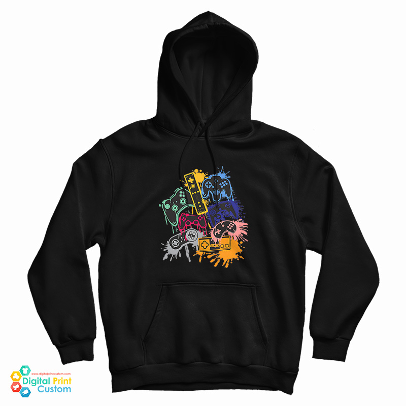 Controll All The Things Video Game Controller Hoodie For UNISEX
